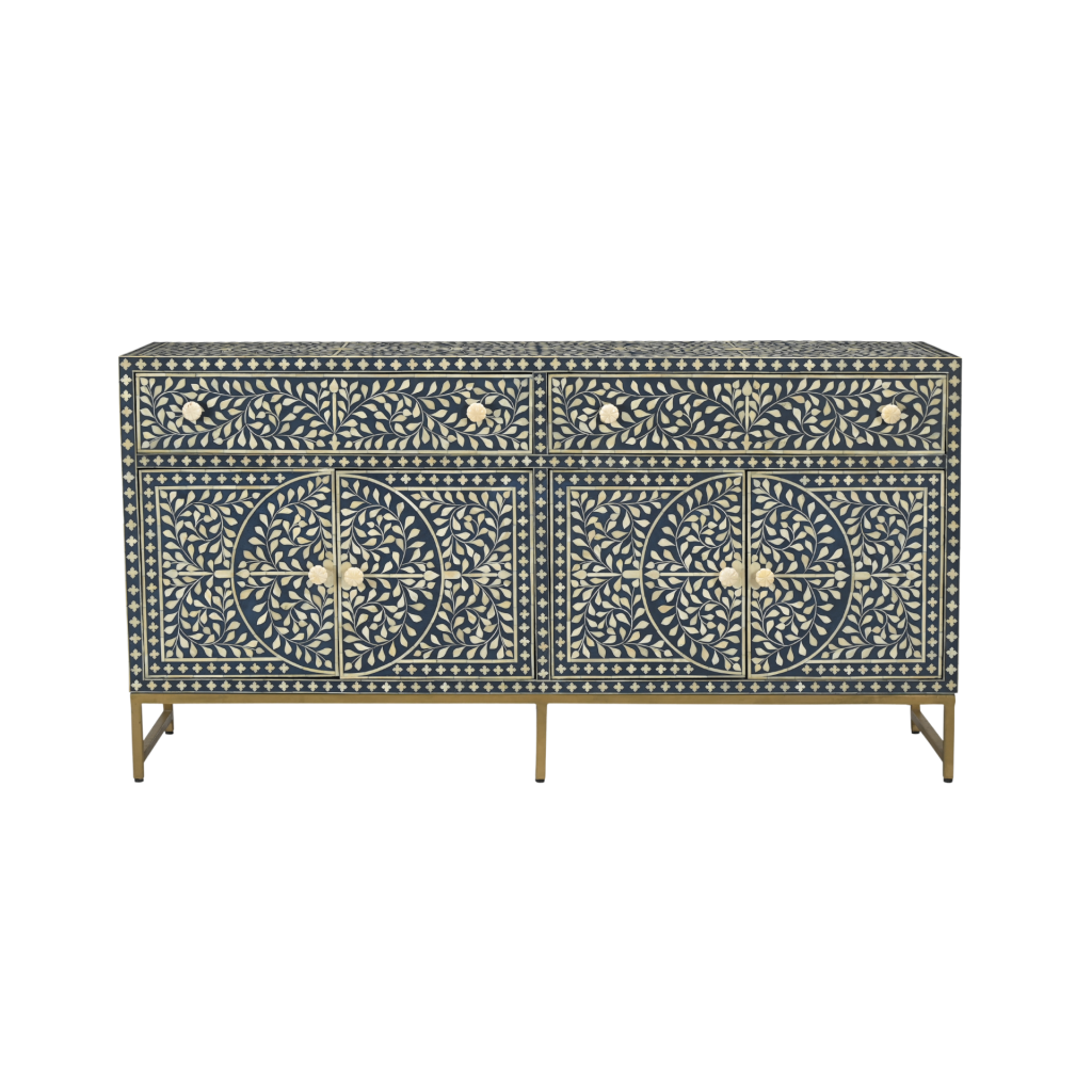 Sideboard - Bone Inlay - (DBA “Artique Rugs & Furniture" louisville,KY)